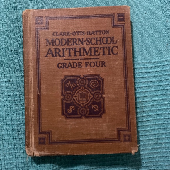 Other | Vintage 1929 Modernschool Arithmetic Grade Four Clark ...